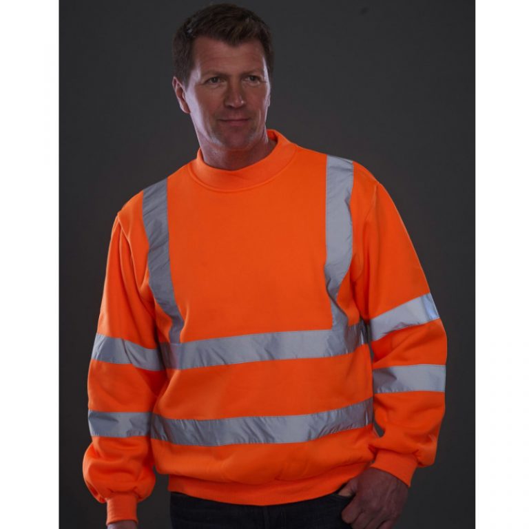 Sweater Signalisatie Fluo - fluo kledij - fluo werkkledij, signalisatie ...