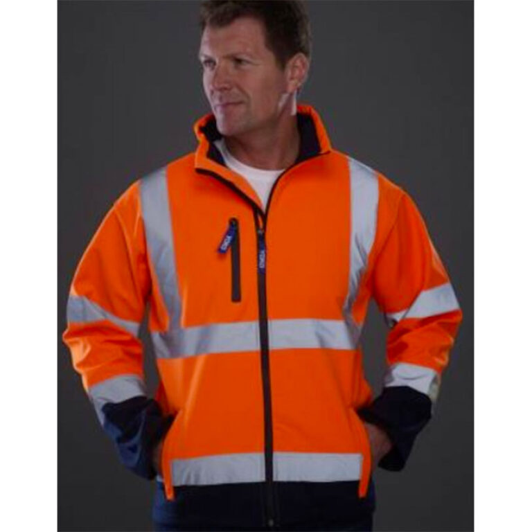 Fluo Softshell Jacket - fluo kledij - fluo werkkledij, signalisatie ...