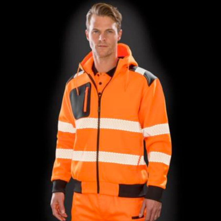 Hoodie Robust Signalisatie Fluo - fluo kledij - fluo werkkledij ...