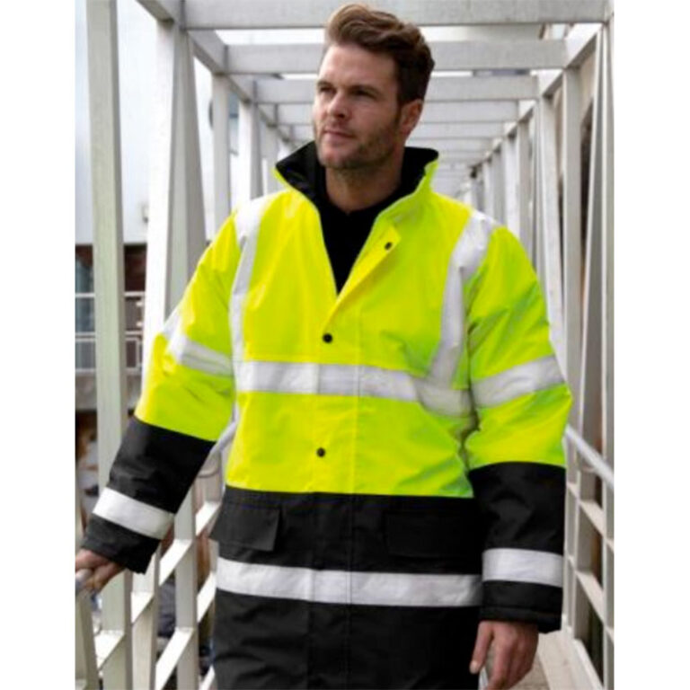 Fluo Parka Motorway Duo Kleur - fluo kledij - fluo werkkledij ...